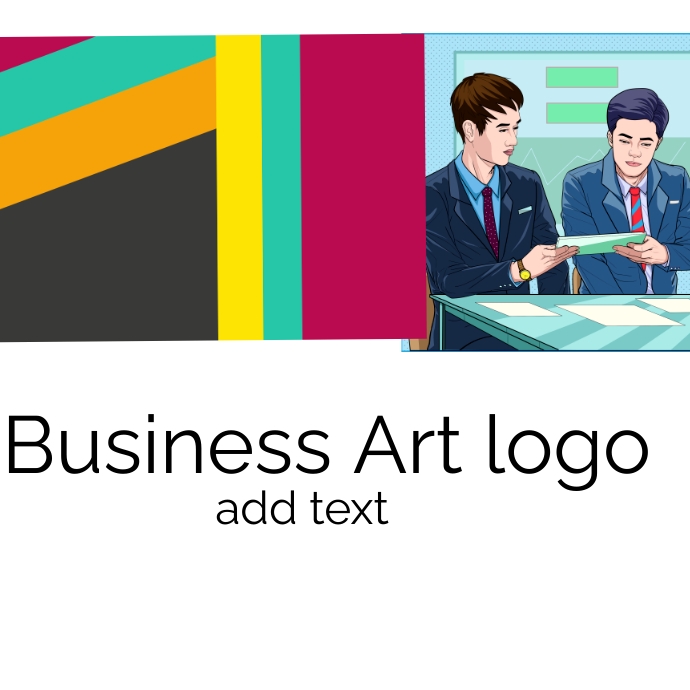 Business art company logo template. | PosterMyWall