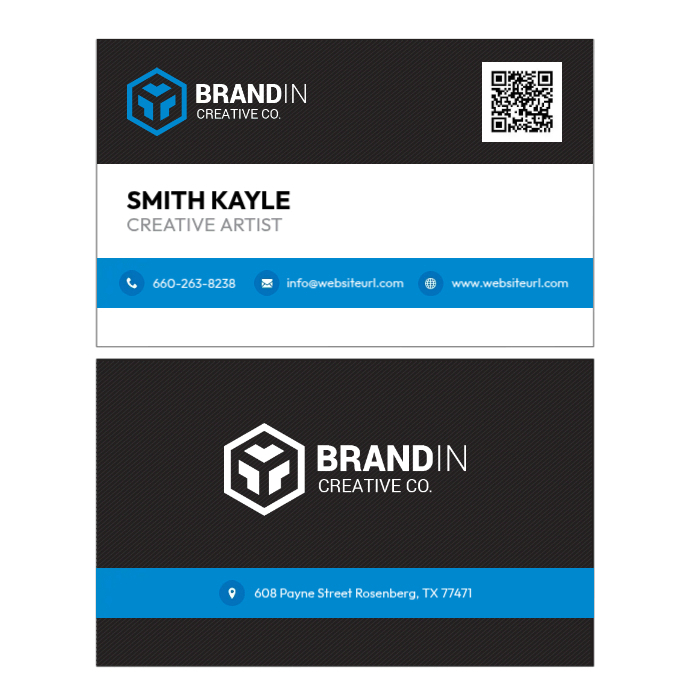 Business Calling Card Template | PosterMyWall