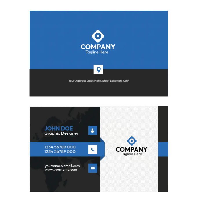 Business Calling Card Template | PosterMyWall
