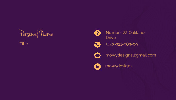 Business Card (Back) (1) Template | PosterMyWall