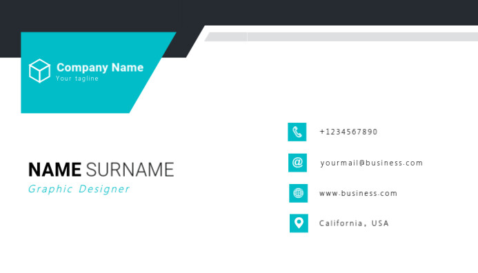 Business card and name card design template | PosterMyWall