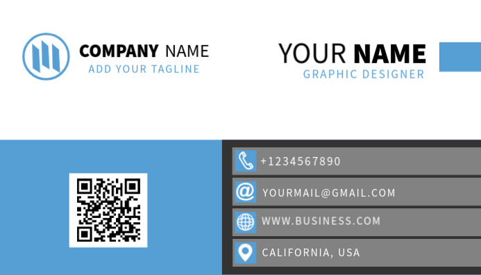 business card and name card design template | PosterMyWall