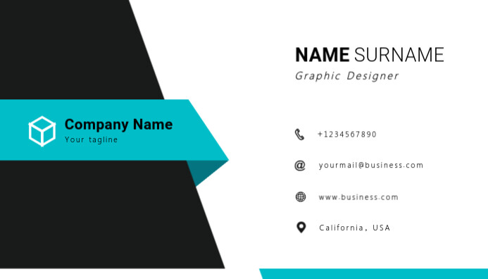 Business card and name card design template | PosterMyWall
