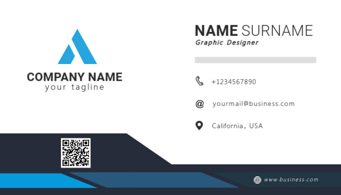 business card and name card design template | PosterMyWall