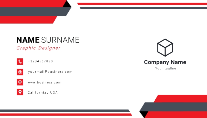 Business card and name card design template | PosterMyWall