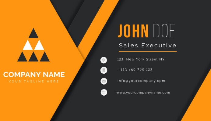 Business Card Template | PosterMyWall