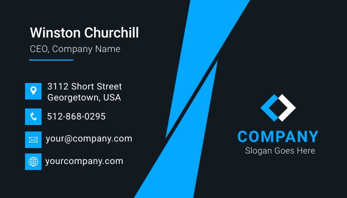 Business Card Design Template | PosterMyWall