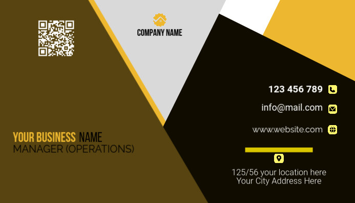Business Card Design Templat | PosterMyWall