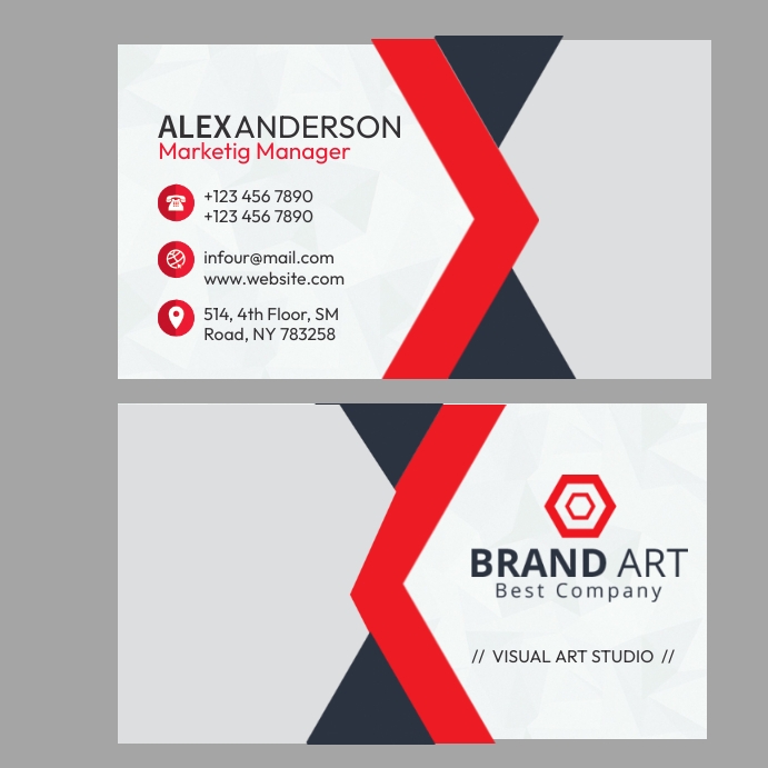 Business Card Template | PosterMyWall