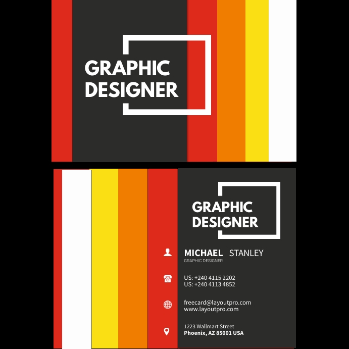 Business Card Template | PosterMyWall