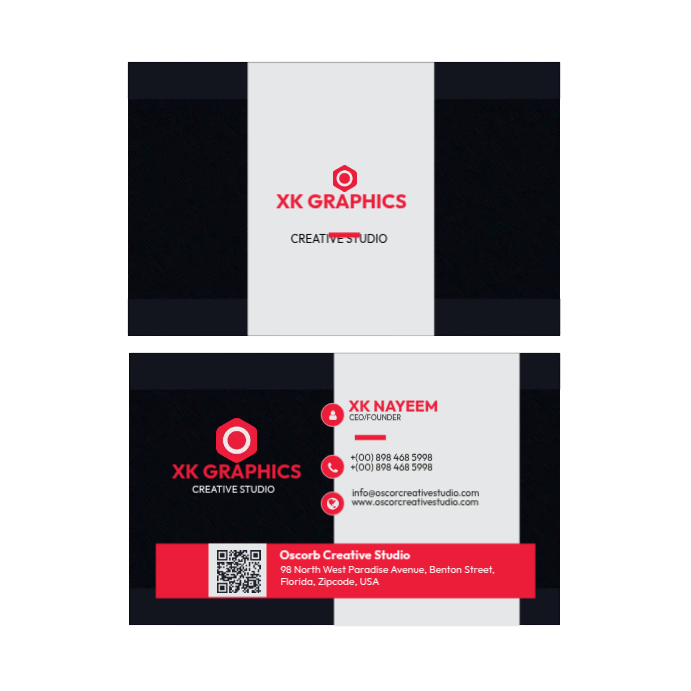 Business Card Design Template | PosterMyWall