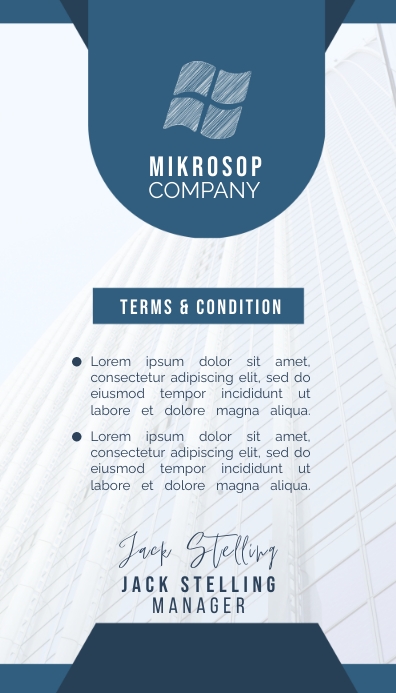 Business Card (back side) Template | PosterMyWall