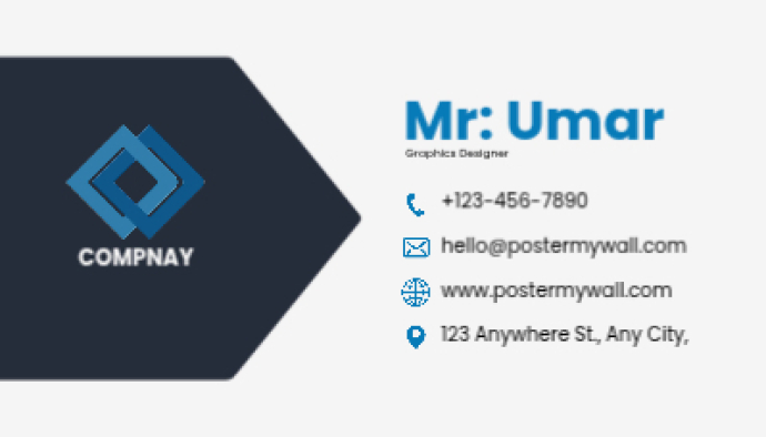 Business Card Template | PosterMyWall