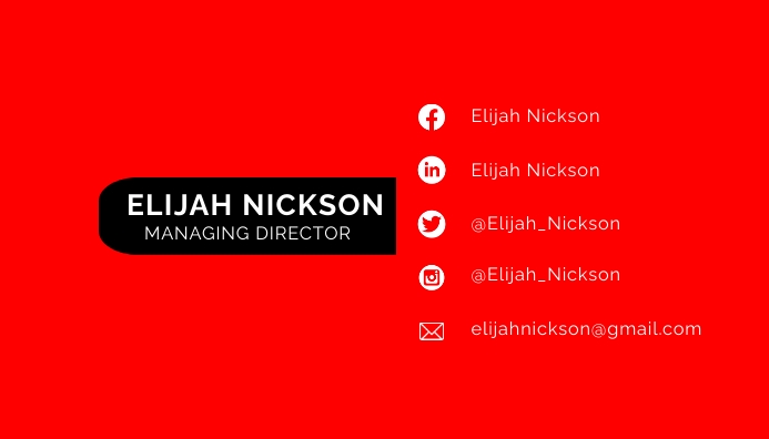 Business card flyer Template | PosterMyWall