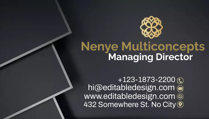 Business card flyer Template | PosterMyWall