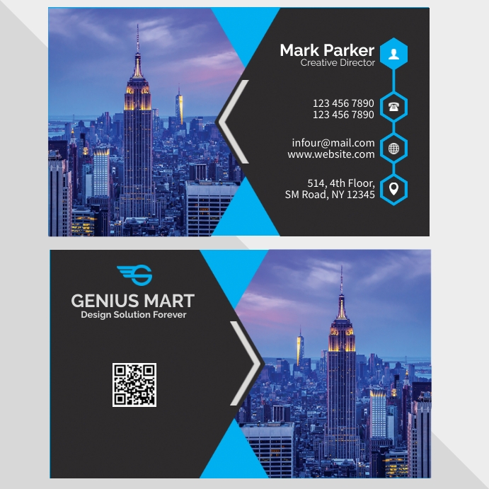 Copy of Business Card Flyer | PosterMyWall
