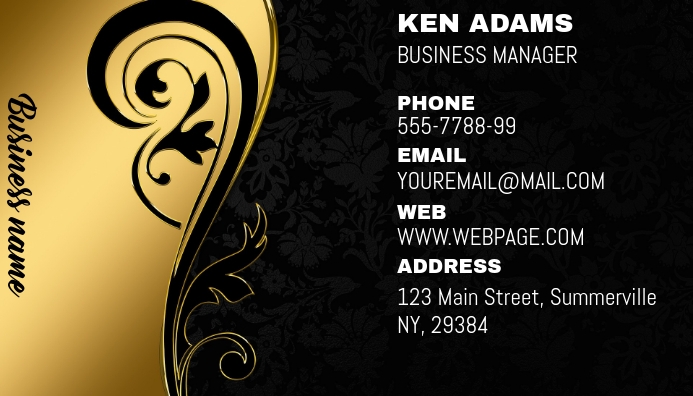 Business card flyer template | PosterMyWall