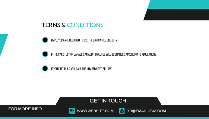 Business card poster Template | PosterMyWall