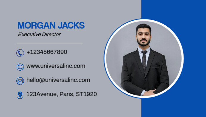 Copy of Business Card Tempalte | PosterMyWall