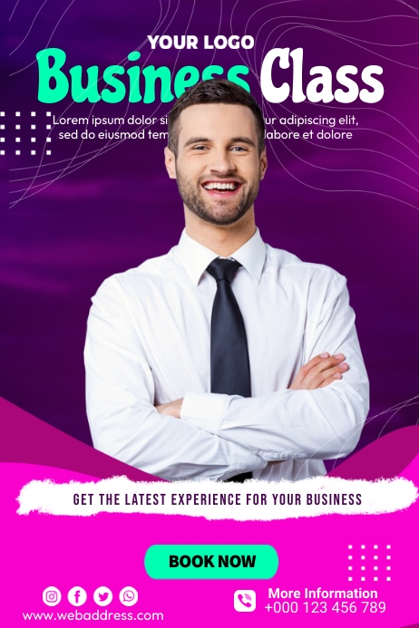 Business Class Ads Template | PosterMyWall
