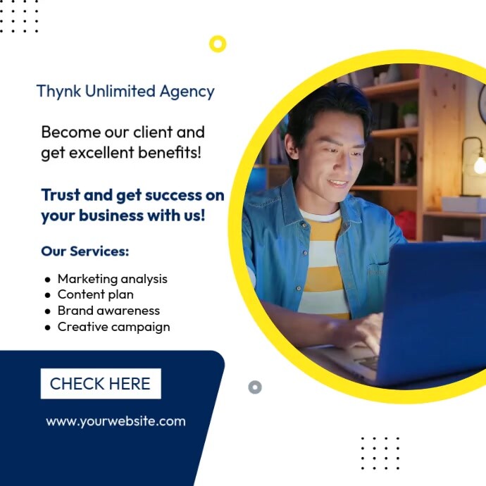 Business Client Webinar Template | PosterMyWall