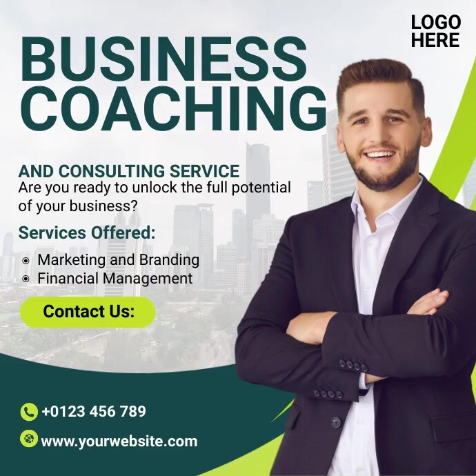 Business Coaching Template | PosterMyWall