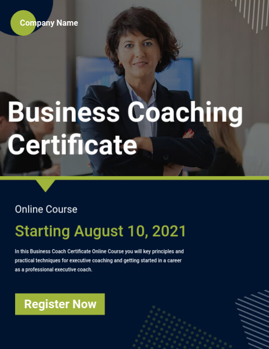 Business Coaching flyer Design Template | PosterMyWall