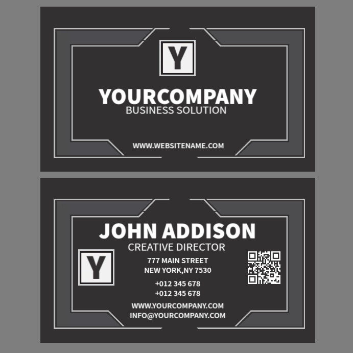 Business Company Card Template | PosterMyWall