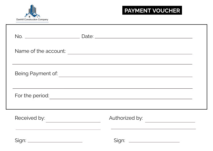 Business Company Payment Voucher template A6 | PosterMyWall