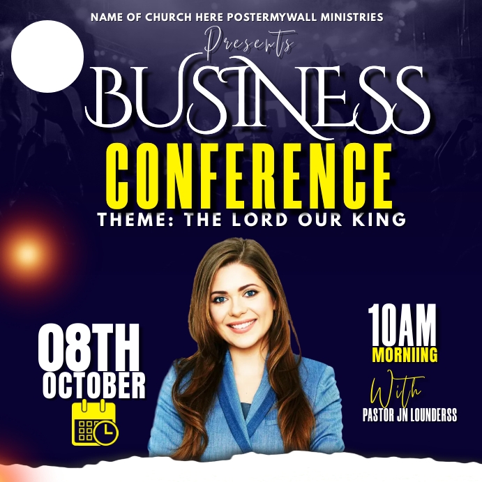 business conferece Template | PosterMyWall