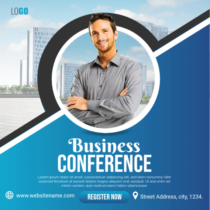 Business Conference AD Template | PosterMyWall