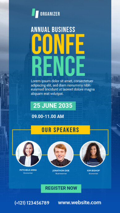 Business Conference Ad Template | PosterMyWall