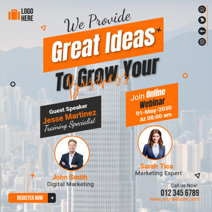 Business Conference Ads Template | PosterMyWall