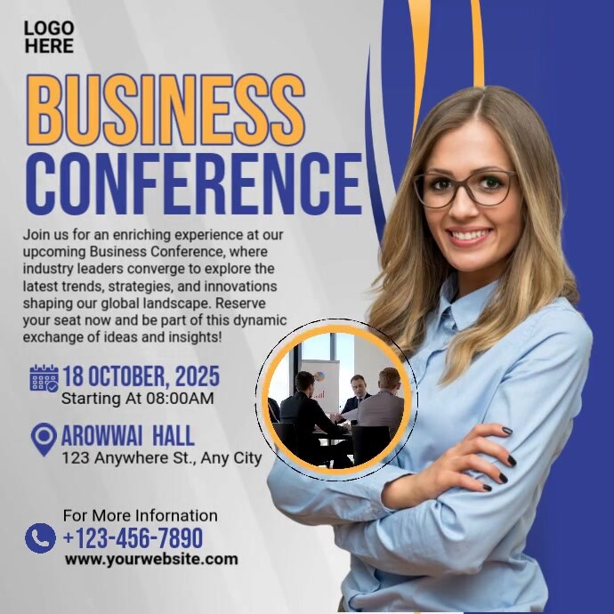 Copy of Business Conference Ads | PosterMyWall