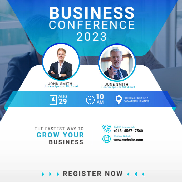 Business Conference Ads Template | PosterMyWall