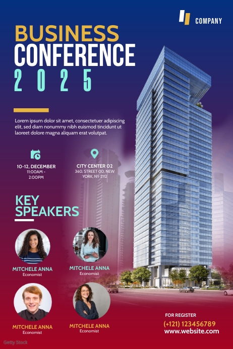 Business Conference Banner Template | PosterMyWall