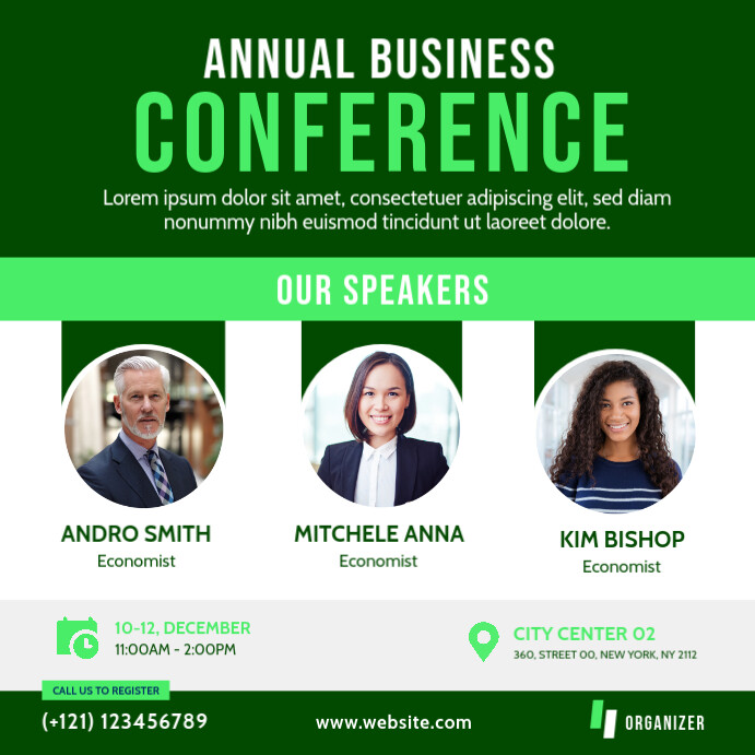 Business Conference Banner Template | PosterMyWall