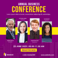 Modèle D'affiche de Conférence Annuelle | PosterMyWall