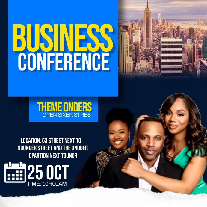 business conference Template | PosterMyWall