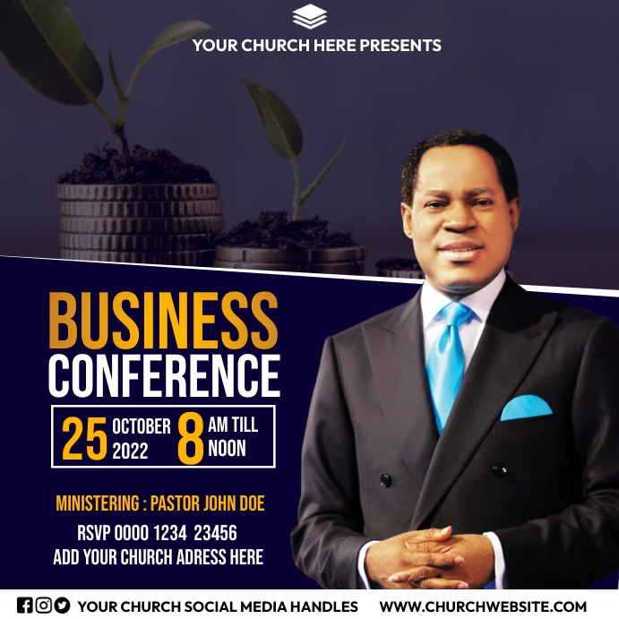 business conference Template | PosterMyWall