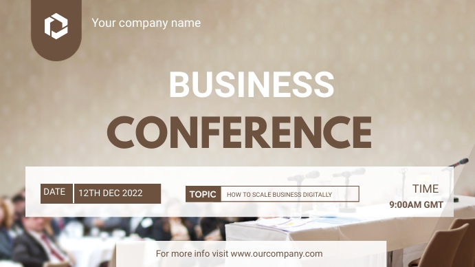Business conference Template | PosterMyWall