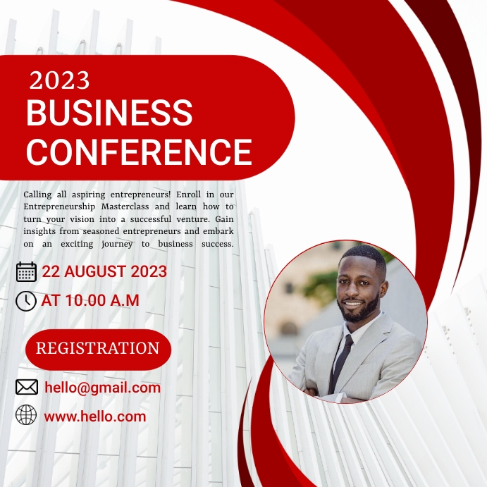 Business Conference Template | PosterMyWall