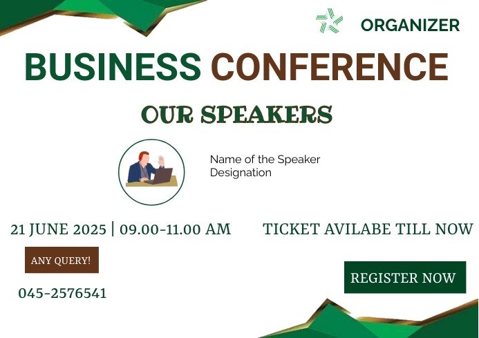 Business Conference Template | PosterMyWall