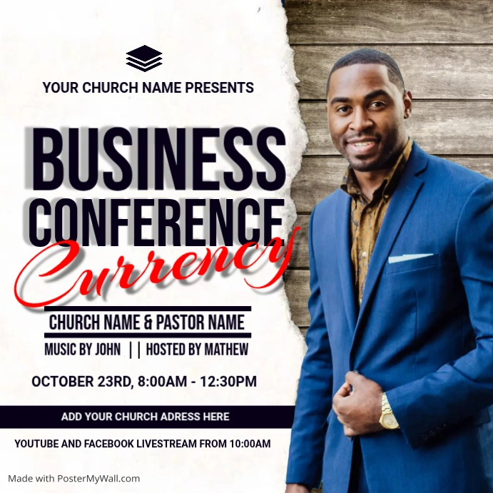 business conference Template | PosterMyWall