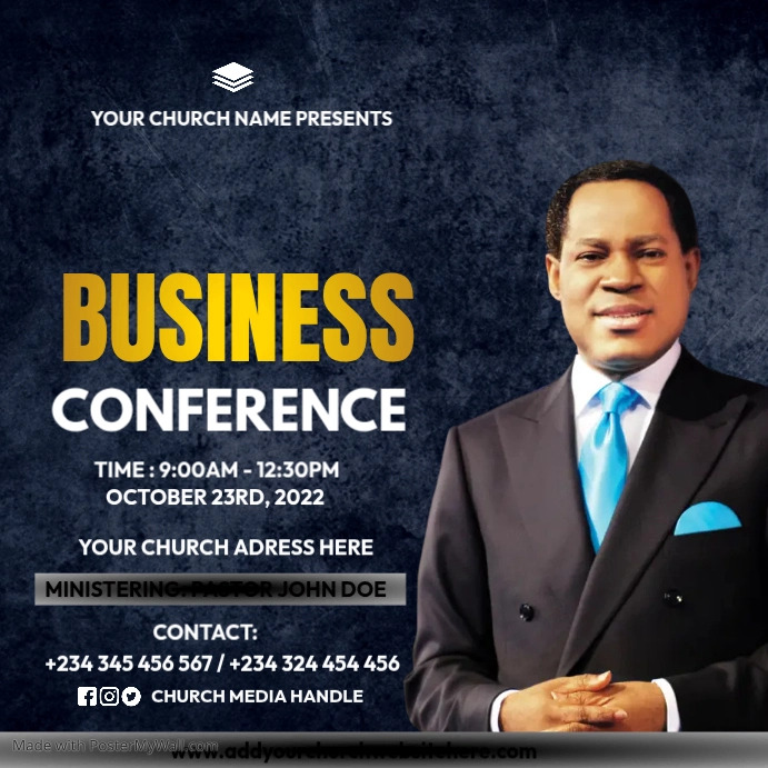 business conference Template | PosterMyWall
