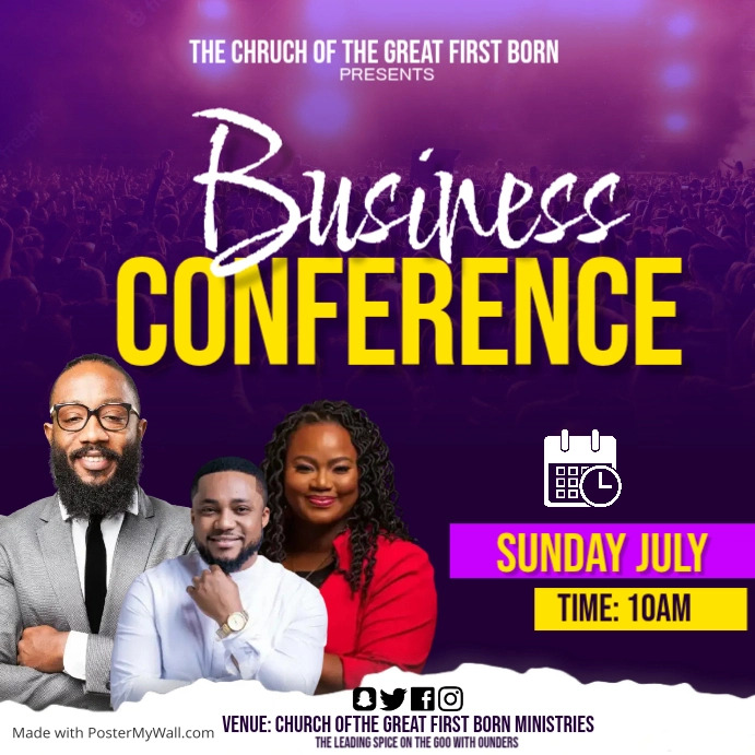 business conference Template | PosterMyWall