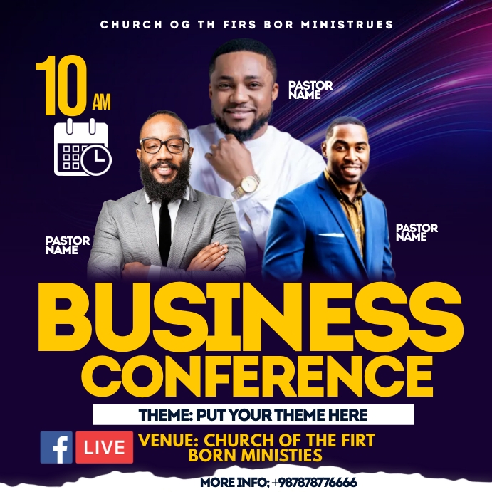 business conference Template | PosterMyWall