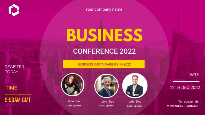 Copy of Business conference | PosterMyWall