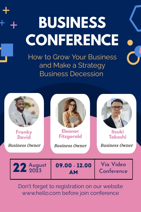 Business Conference Template | PosterMyWall