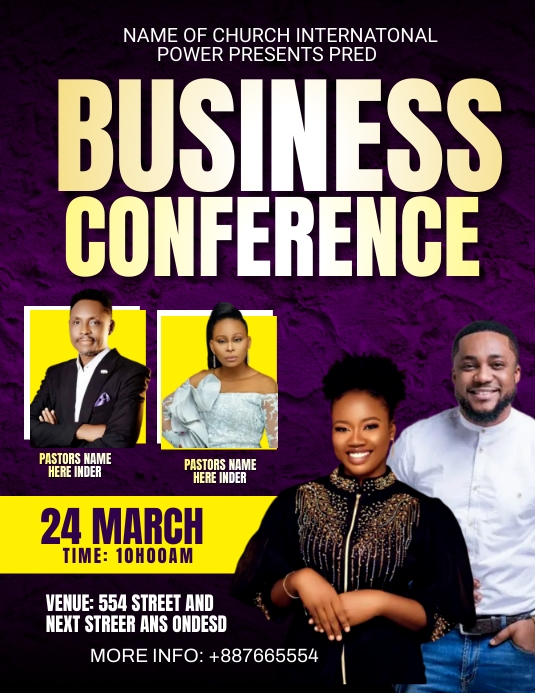 business conference Template | PosterMyWall